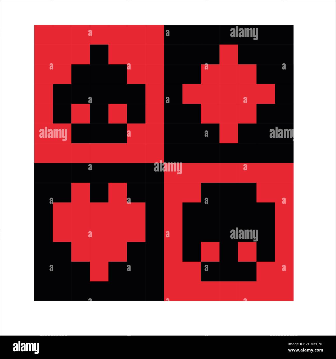 Card suits clipart hi-res stock photography and images - Alamy