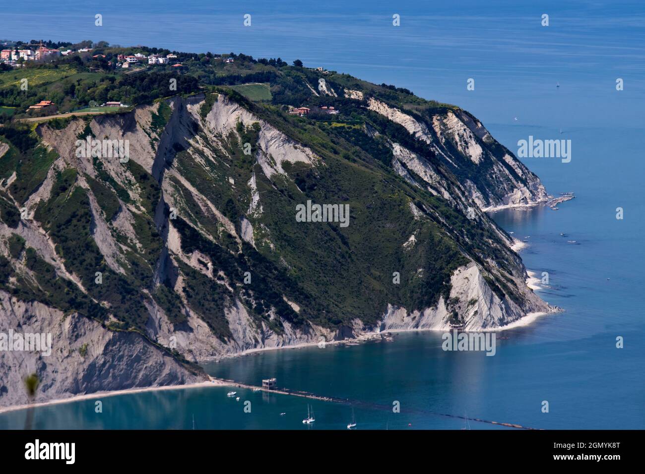 Monte Conero National Park, View from the Pian Grande, Il Trave, Ancona ...