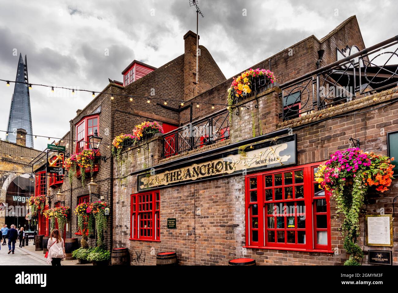 Anchor Riverside Pub London England High Resolution Stock Photography ...