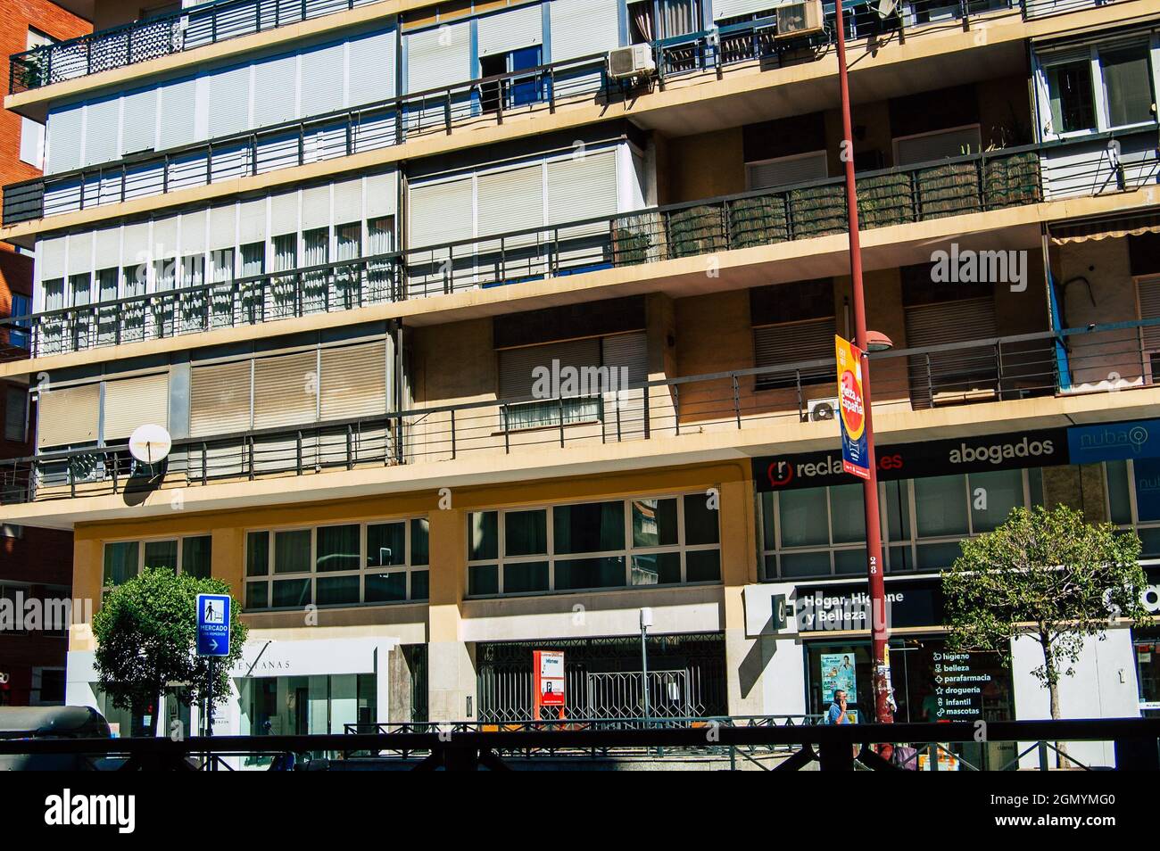Seville Spain September 18, 2021 Building located in the city of ...