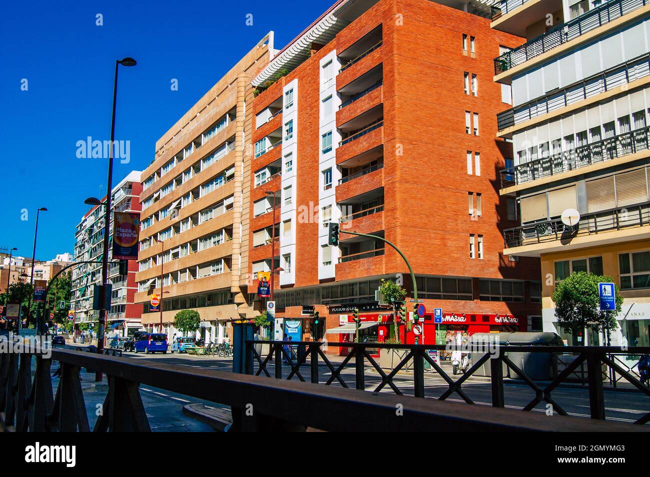 Seville Spain September 18, 2021 Building located in the city of ...