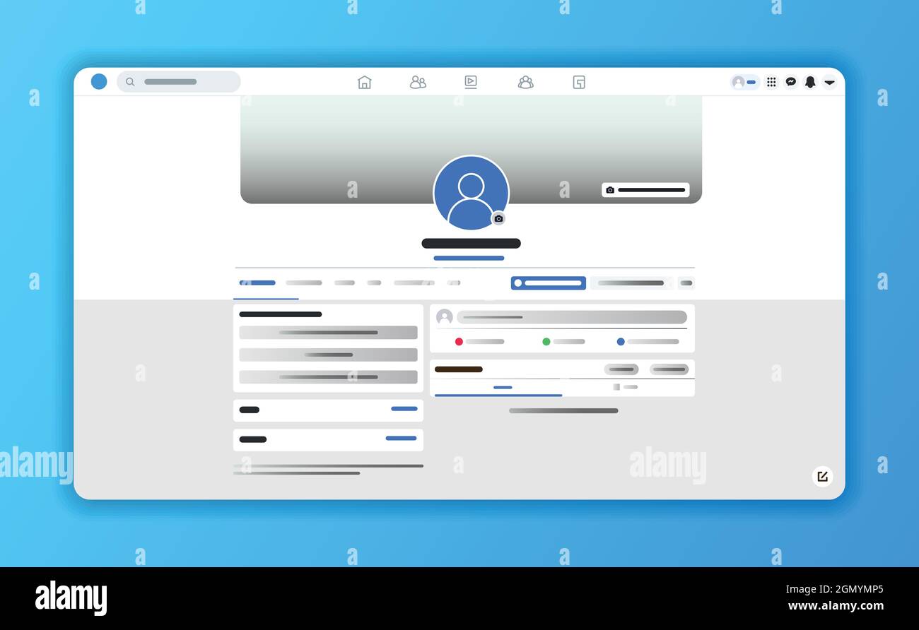 Design concept for website layout and user interface development. Mock ...