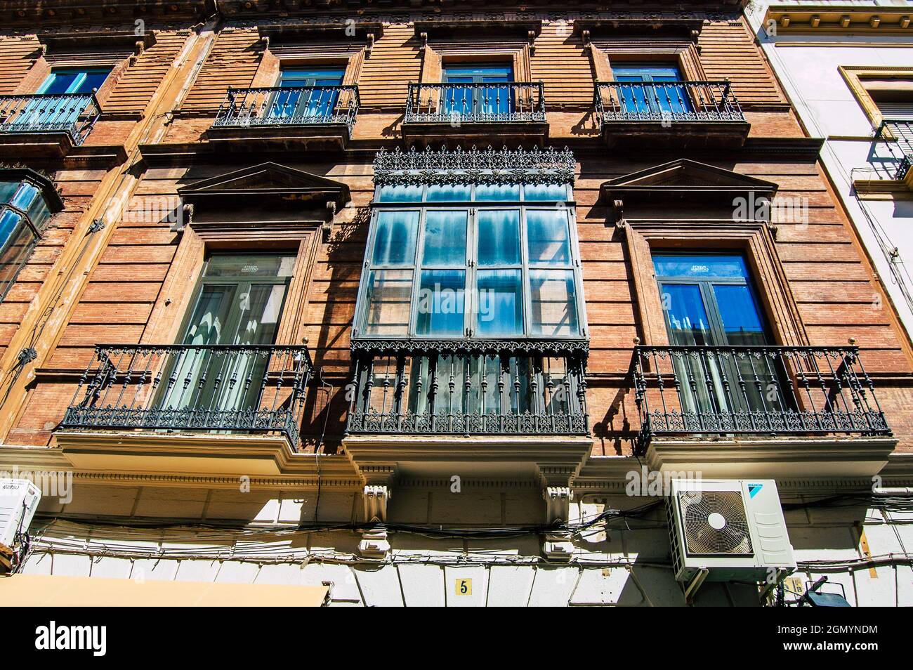 Seville Spain September 18, 2021 Building located in the city of ...
