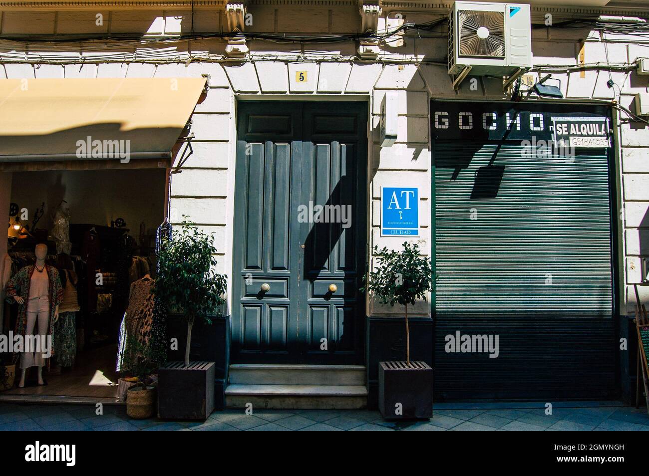 Seville Spain September 18, 2021 Building located in the city of ...