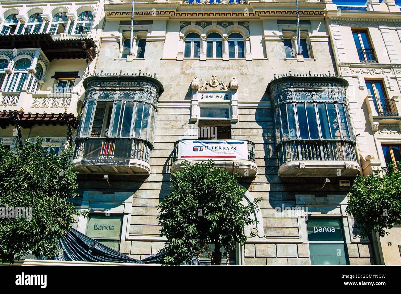Seville Spain September 18, 2021 Building located in the city of ...