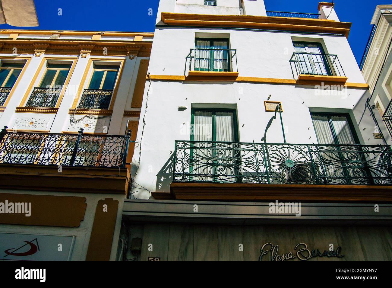 Seville Spain September 18, 2021 Building located in the city of ...