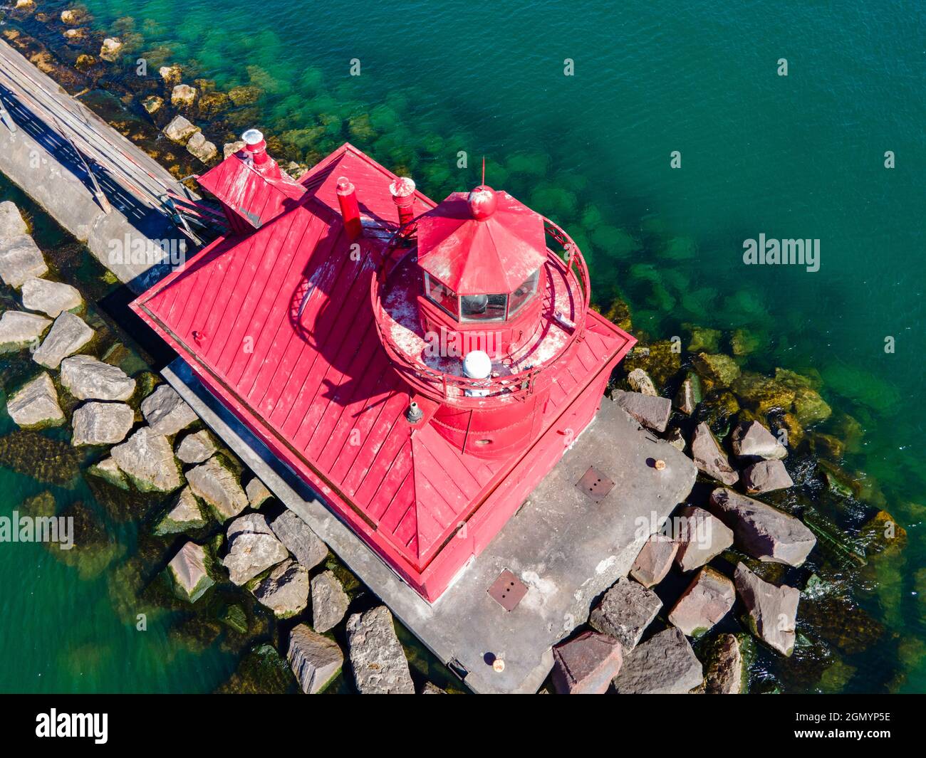 Bay canal north pierhead lighthouse hi-res stock photography and images ...