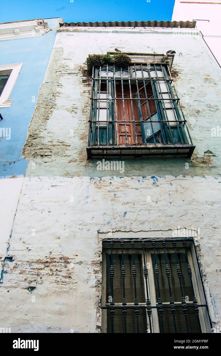 Seville Spain September 18, 2021 Building located in the city of ...