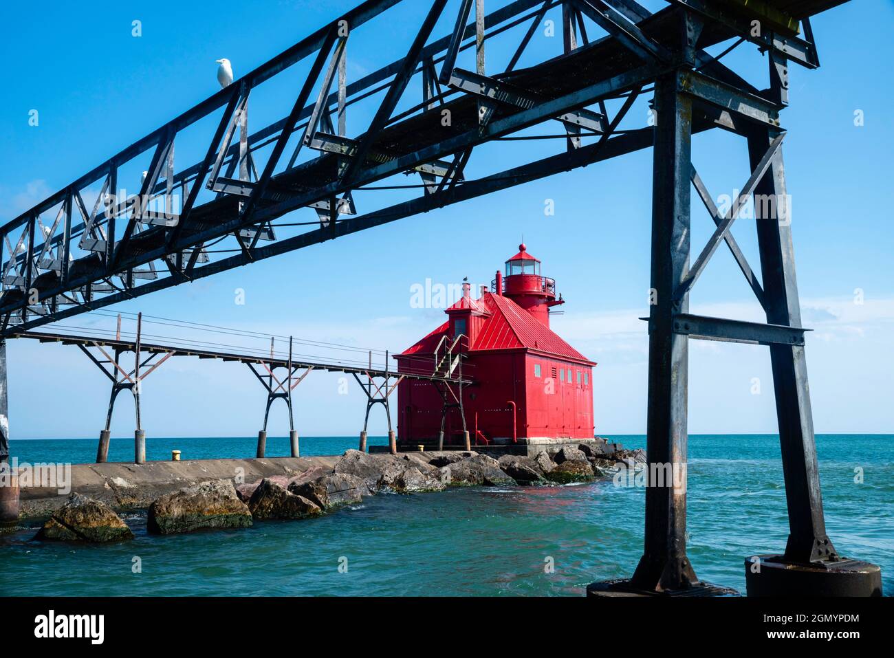 Bay canal north pierhead lighthouse hi-res stock photography and images ...