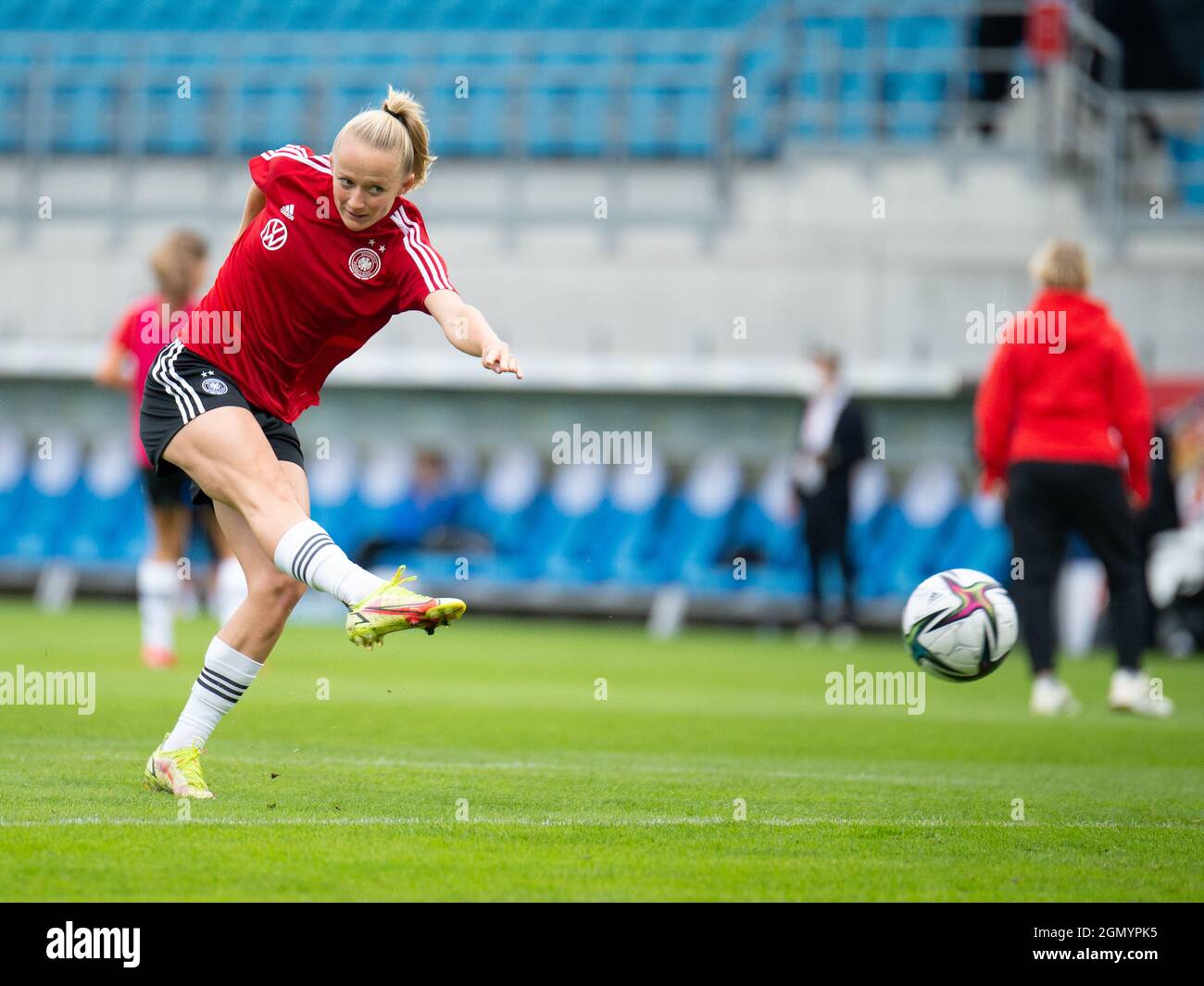 Lea Schüller 7 (Germany) during the Womens World Cup Qualification Game ...
