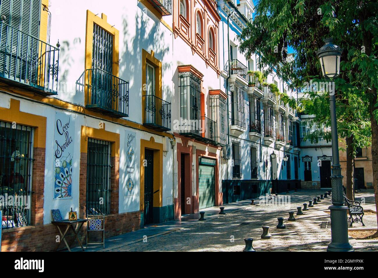 Seville Spain September 18, 2021 Building located in the city of ...