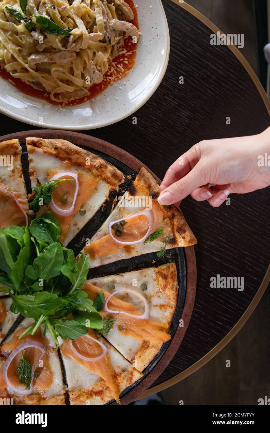 Pastry oven food cheese pizza manouche. Lebanese food.Turkish version ...