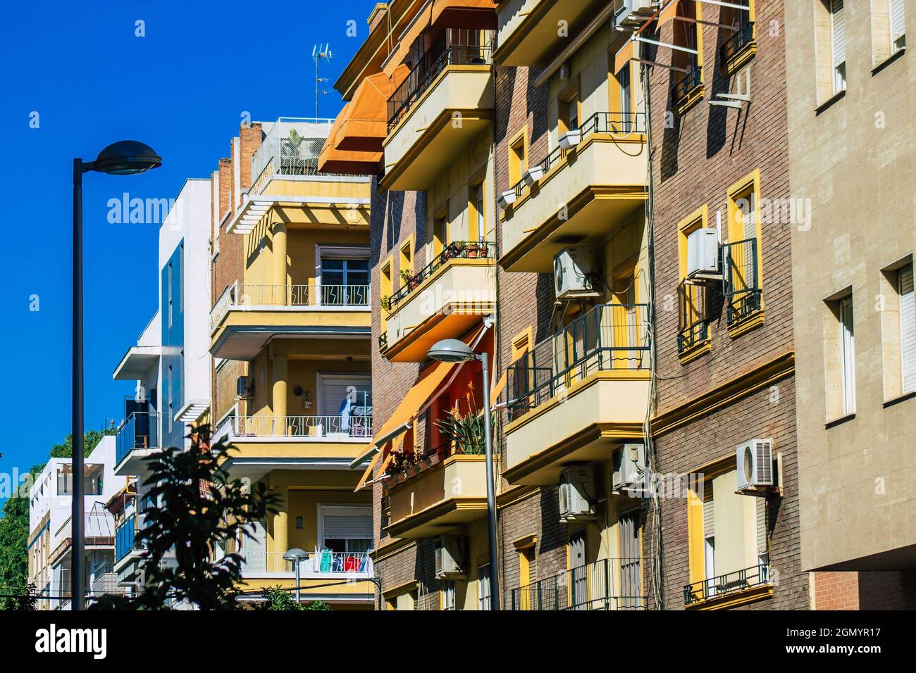 Seville Spain September 18, 2021 Building located in the city of ...