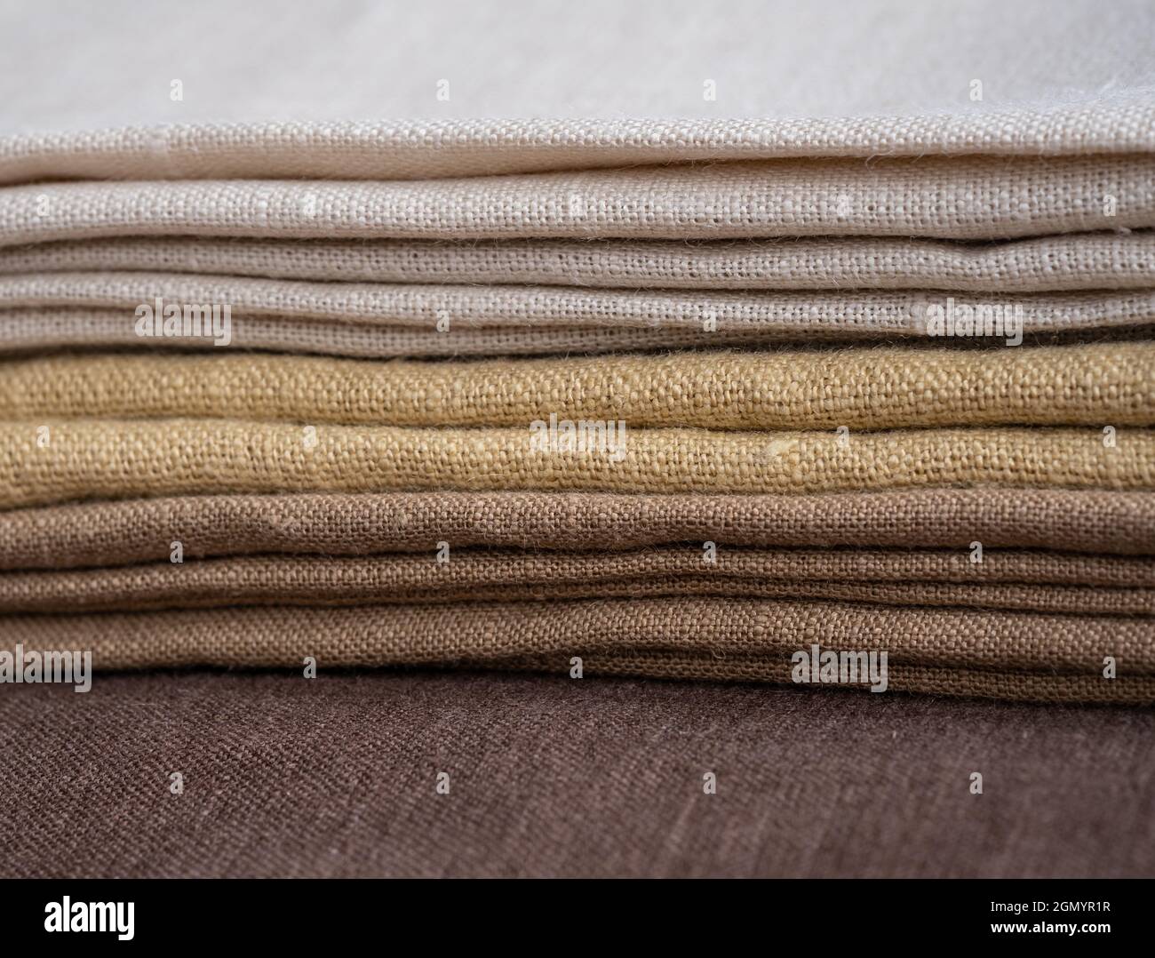 Brown linen pattern texture background. Stripes of fabric Stock Photo ...