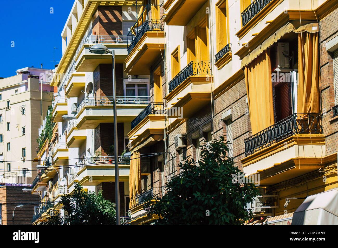 Seville Spain September 18, 2021 Building located in the city of ...