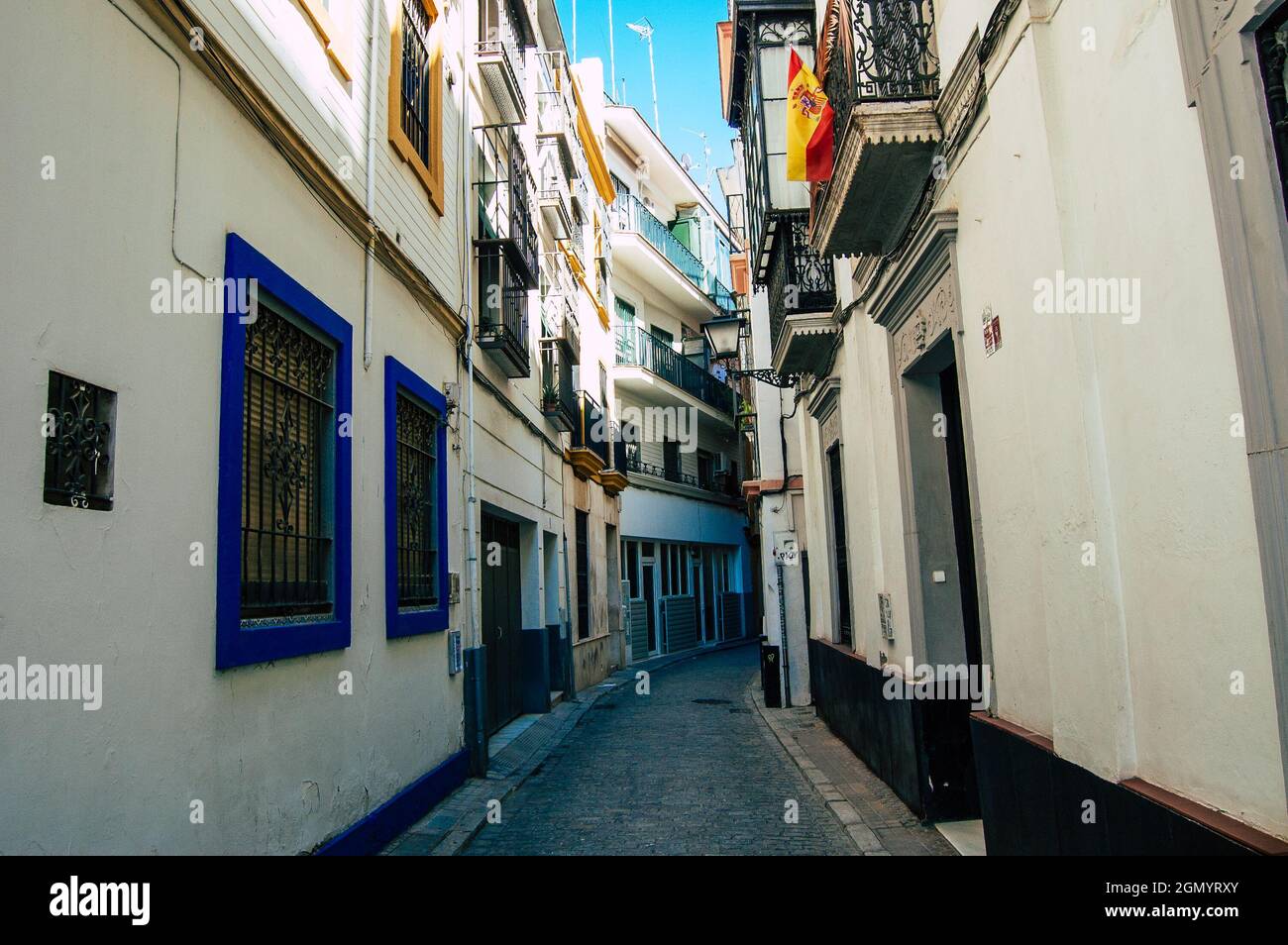 Seville Spain September 18, 2021 Cityscape of Seville, emblematic city ...