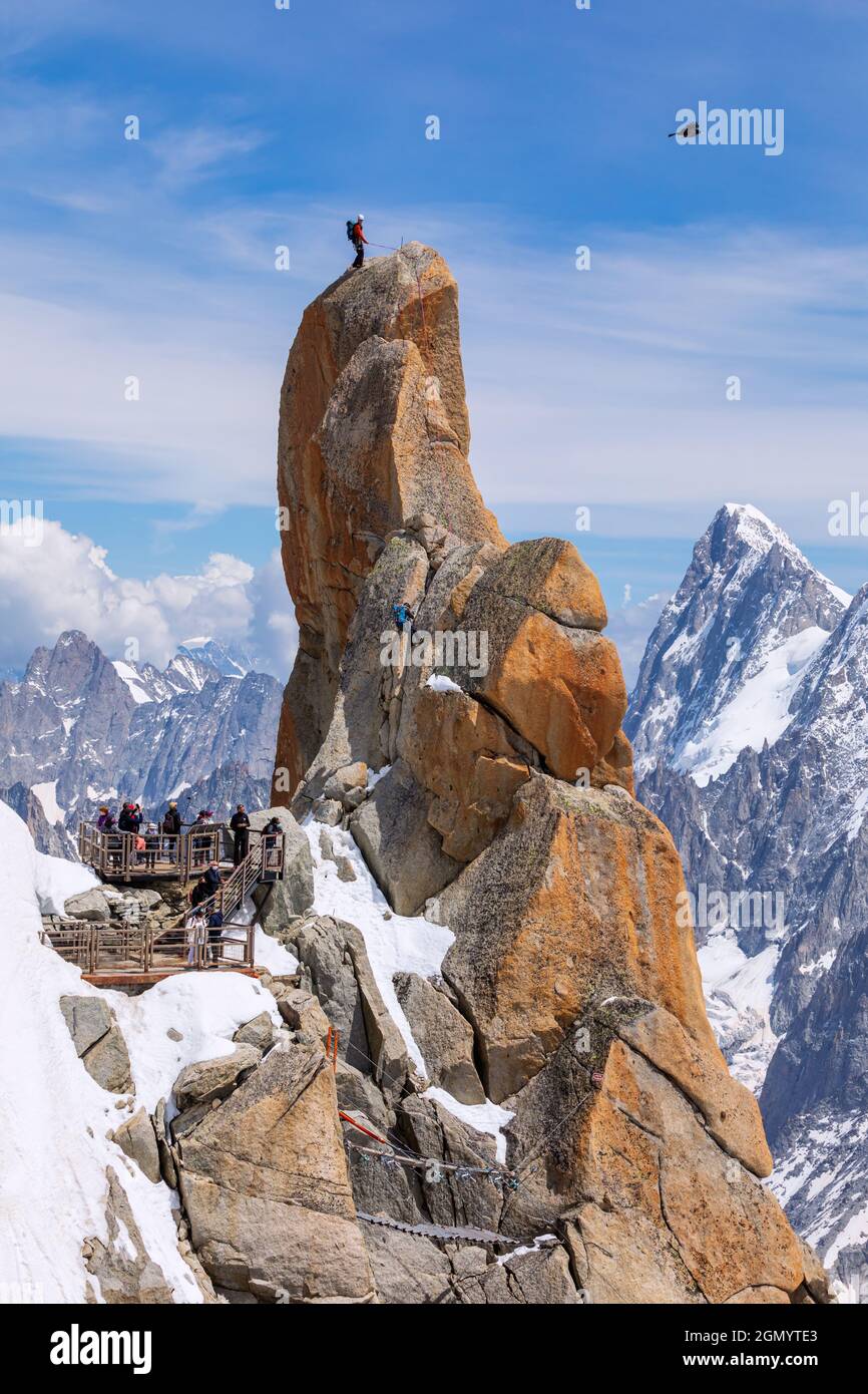 Climbing mountain france hi-res stock photography and images - Alamy