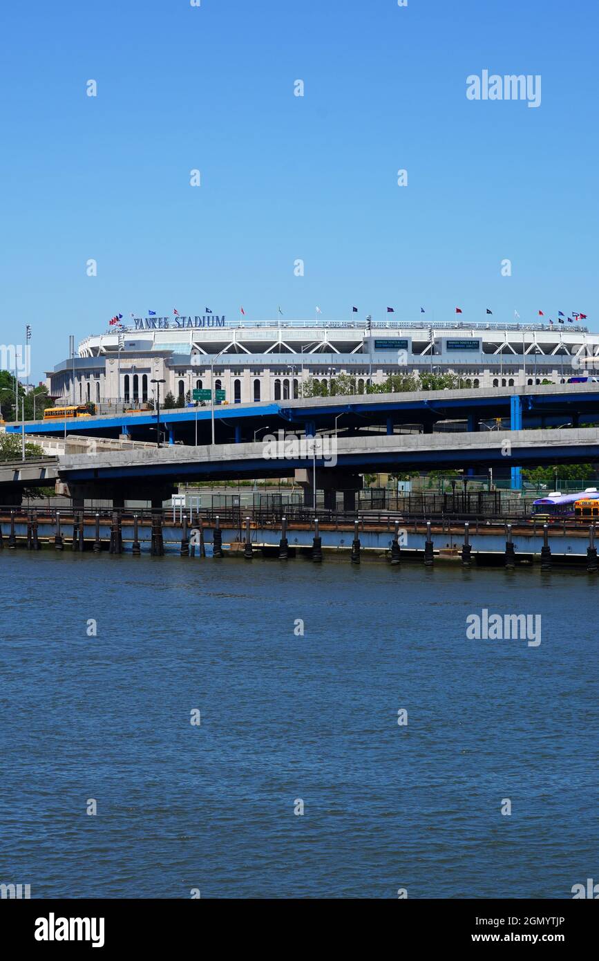 NEW YORK, NY -27 MAY 2021- View of Yankee Stadium, the landmark ...
