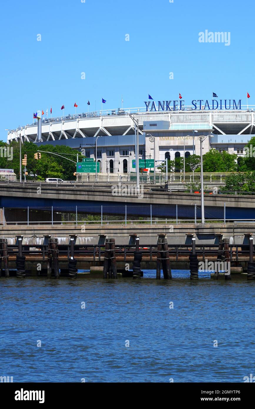 NEW YORK, NY -27 MAY 2021- View of Yankee Stadium, the landmark ...