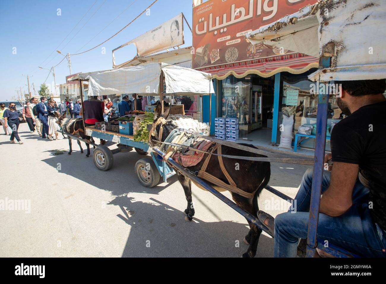 Illustration picture shows the Zaatari refugee camp, the world's ...