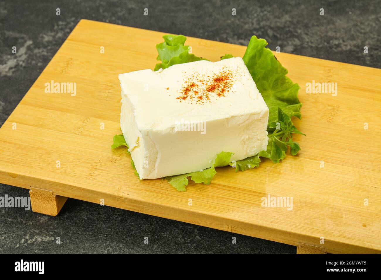 Greek traditional soft feta dairy cheese Stock Photo - Alamy