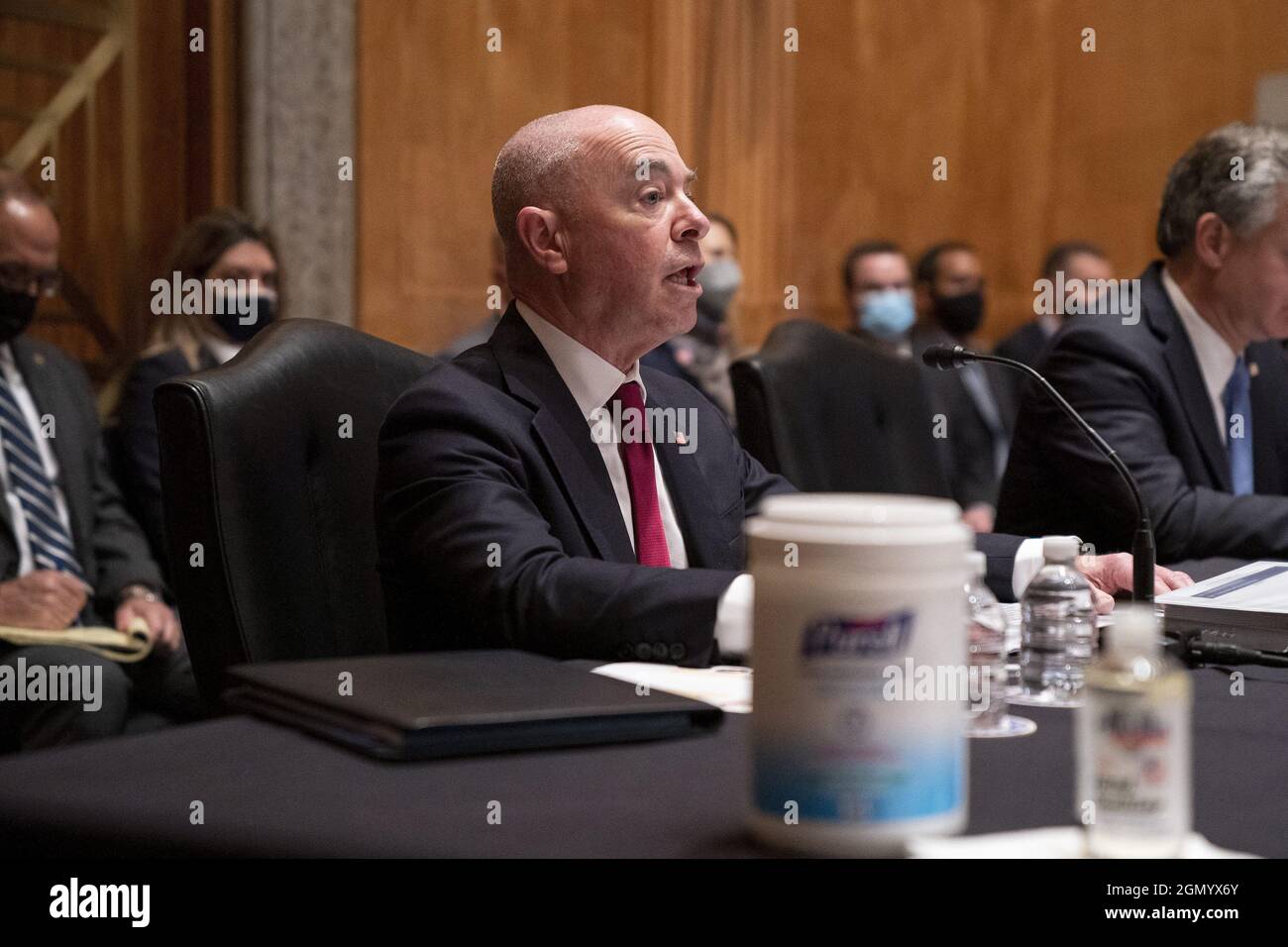 Secretary Of Homeland Security Alejandro Mayorkas Makes An Opening