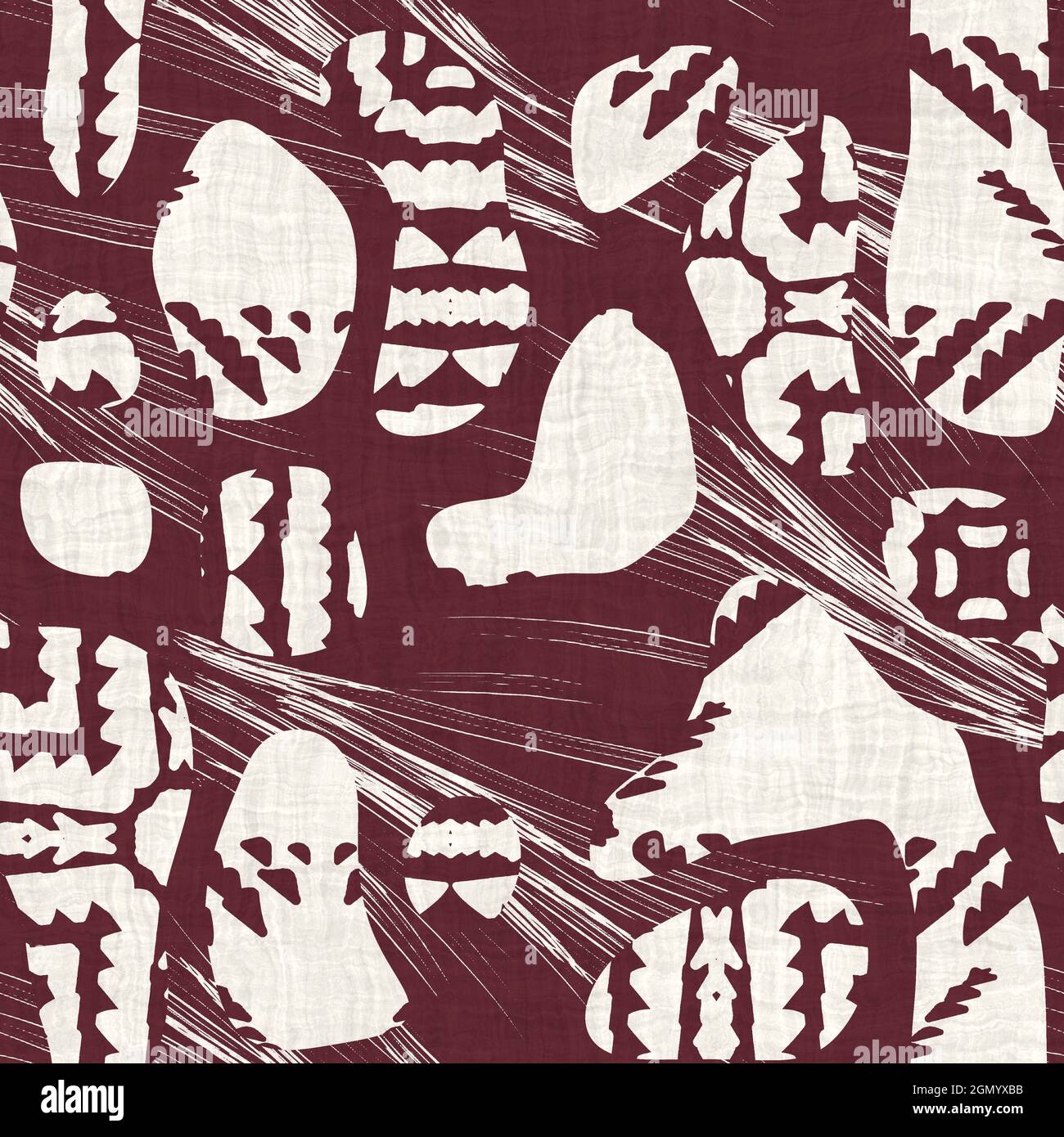 Seamless two tone hand drawn brushed effect pattern swatch Stock Photo ...