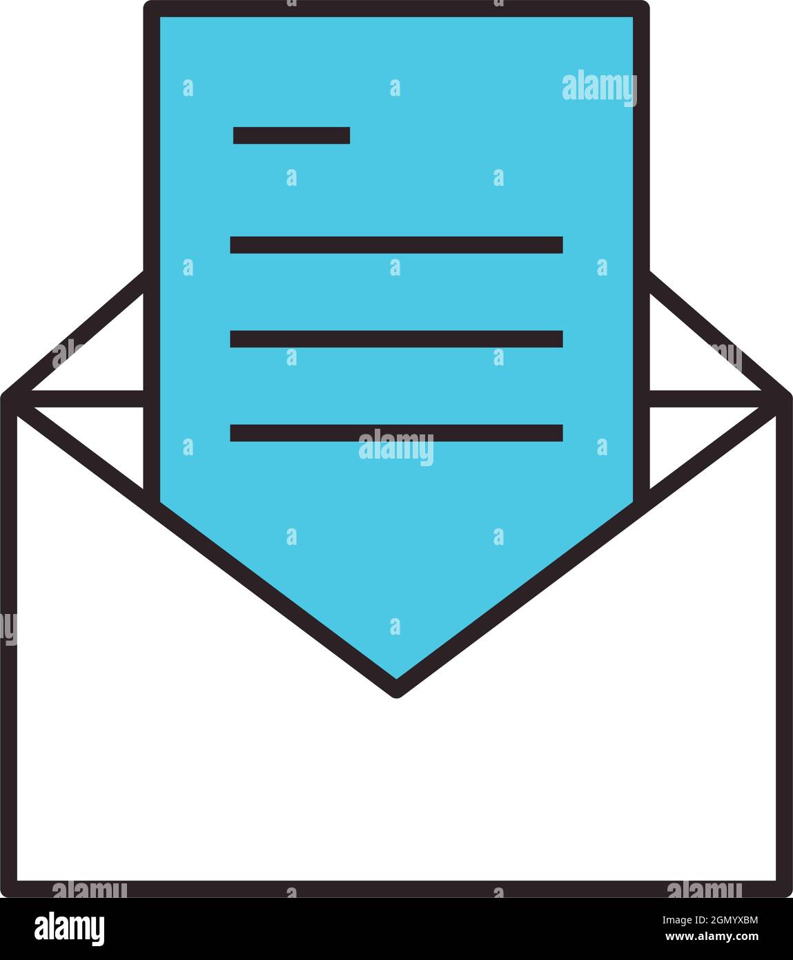 mail letter message Stock Vector Image & Art - Alamy