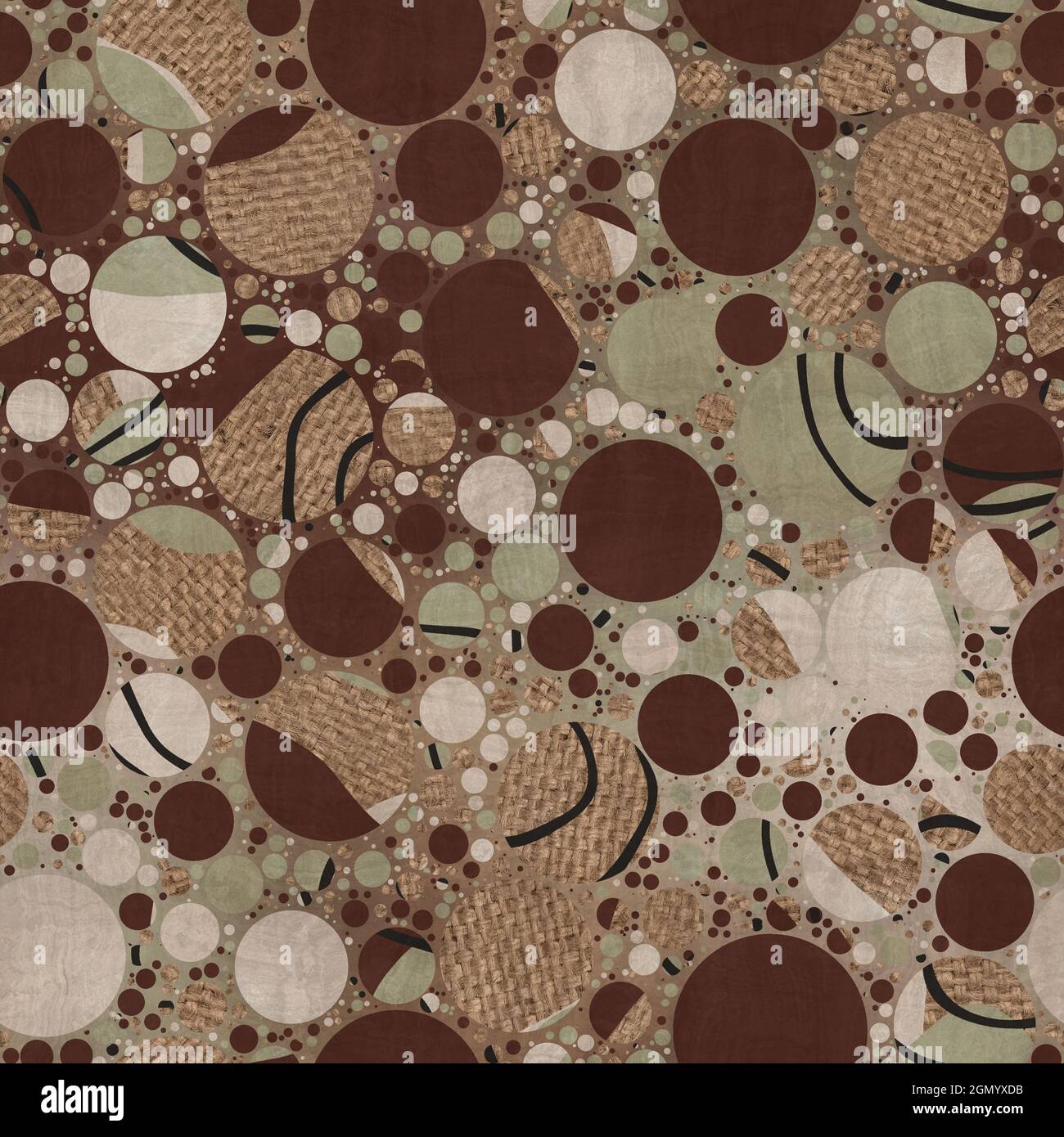 Seamless abstract textured circle pattern for surface print Stock Photo ...