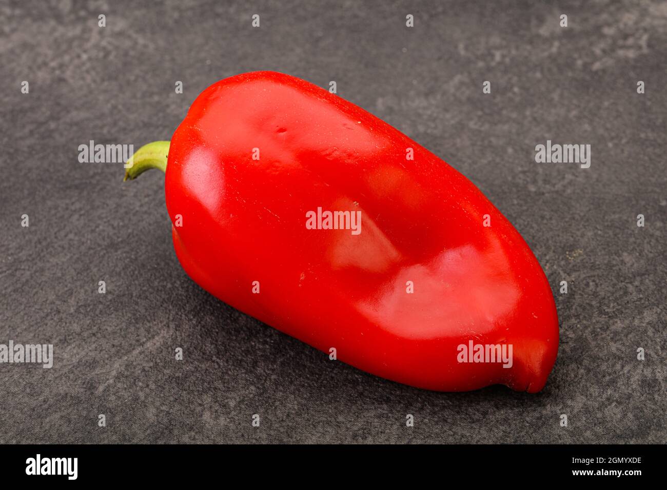 Sweet Red Bell Bulgarian pepper isolated Stock Photo - Alamy