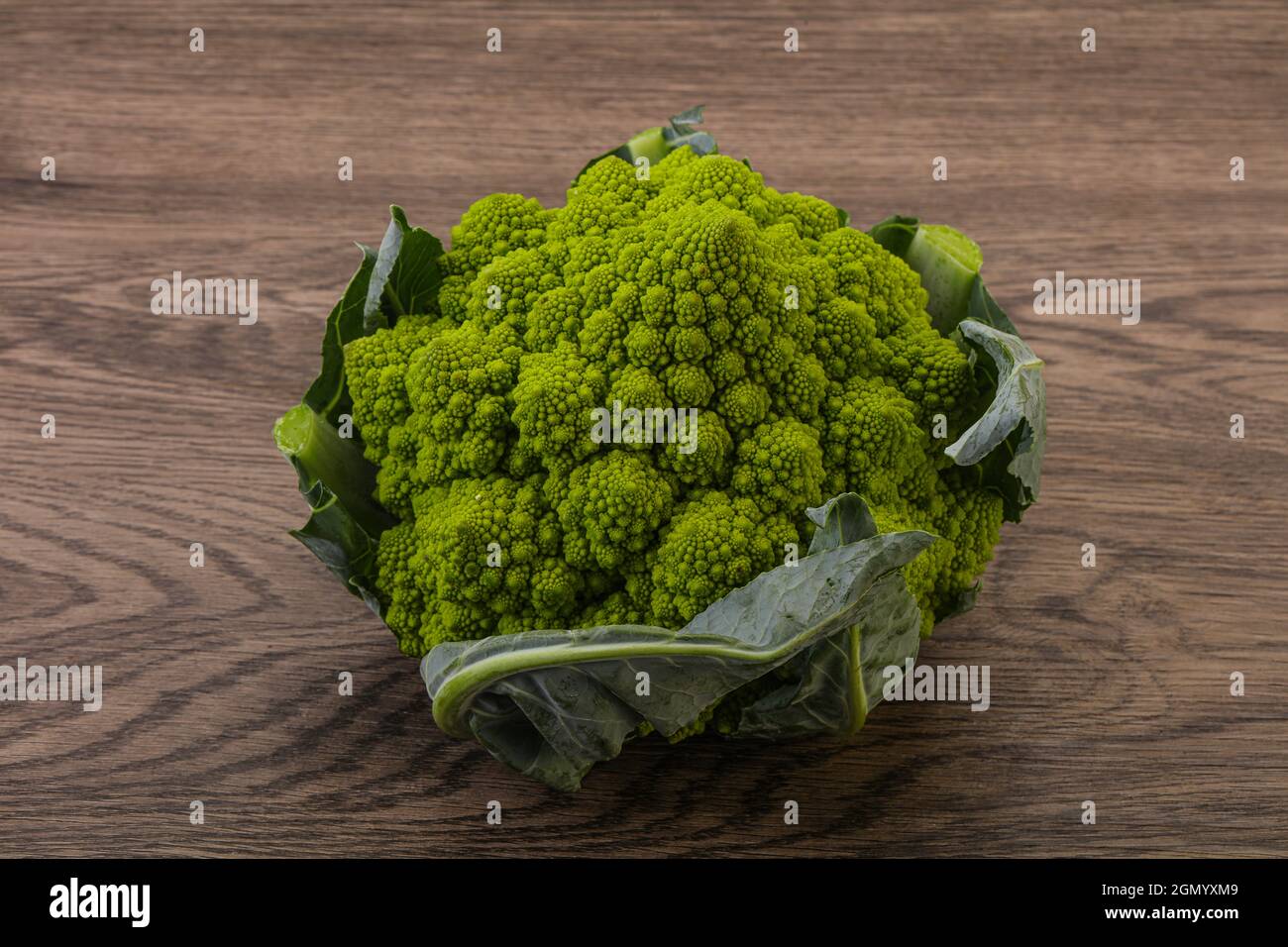 Tasty Vegan organic food - Romanesco cabbage Stock Photo - Alamy