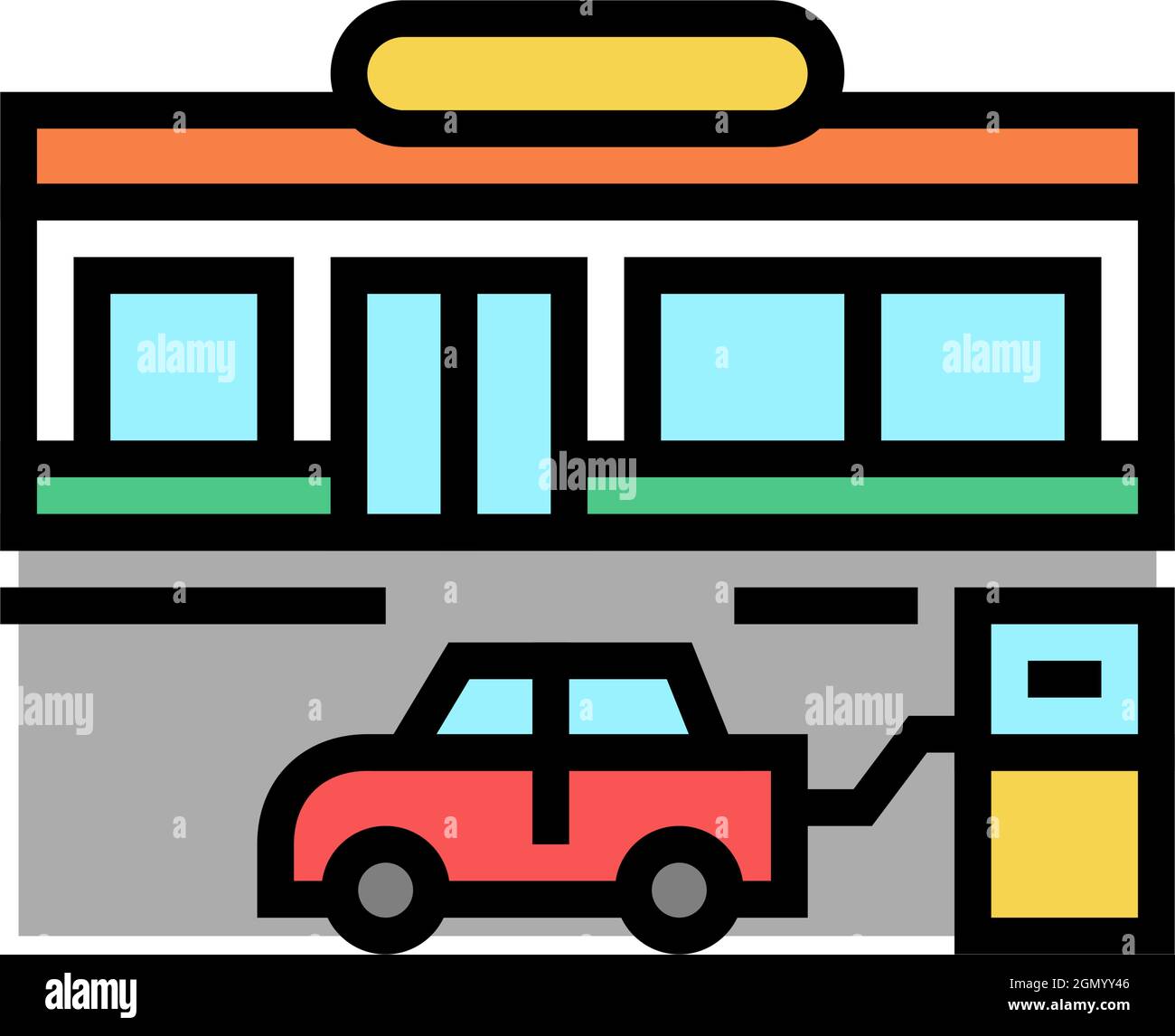 Petrol station operator Cut Out Stock Images & Pictures - Alamy