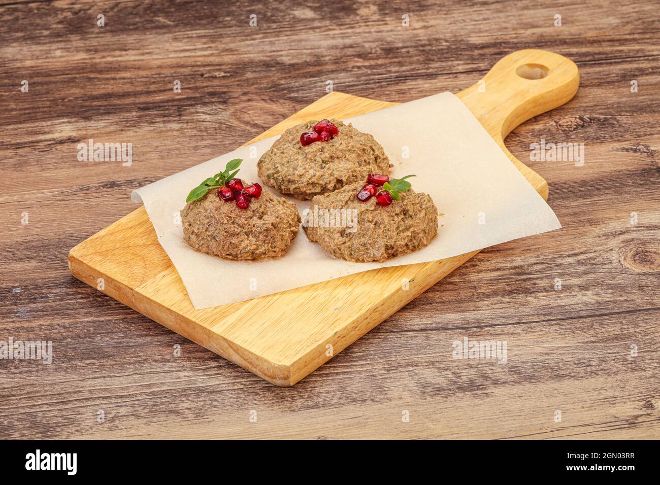 Georgian cuisine - pkhali from beans and spices Stock Photo - Alamy