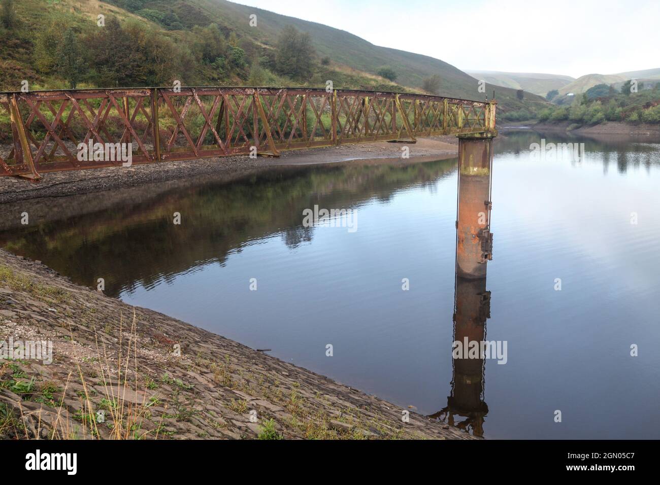 27 August 2021. Junction 31 of the M6 Motorway outside Preston ...