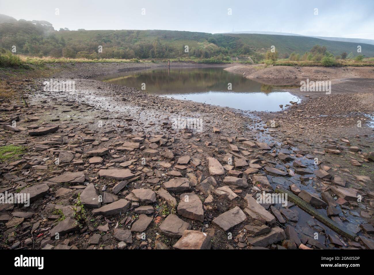 27 August 2021. Junction 31 of the M6 Motorway outside Preston ...