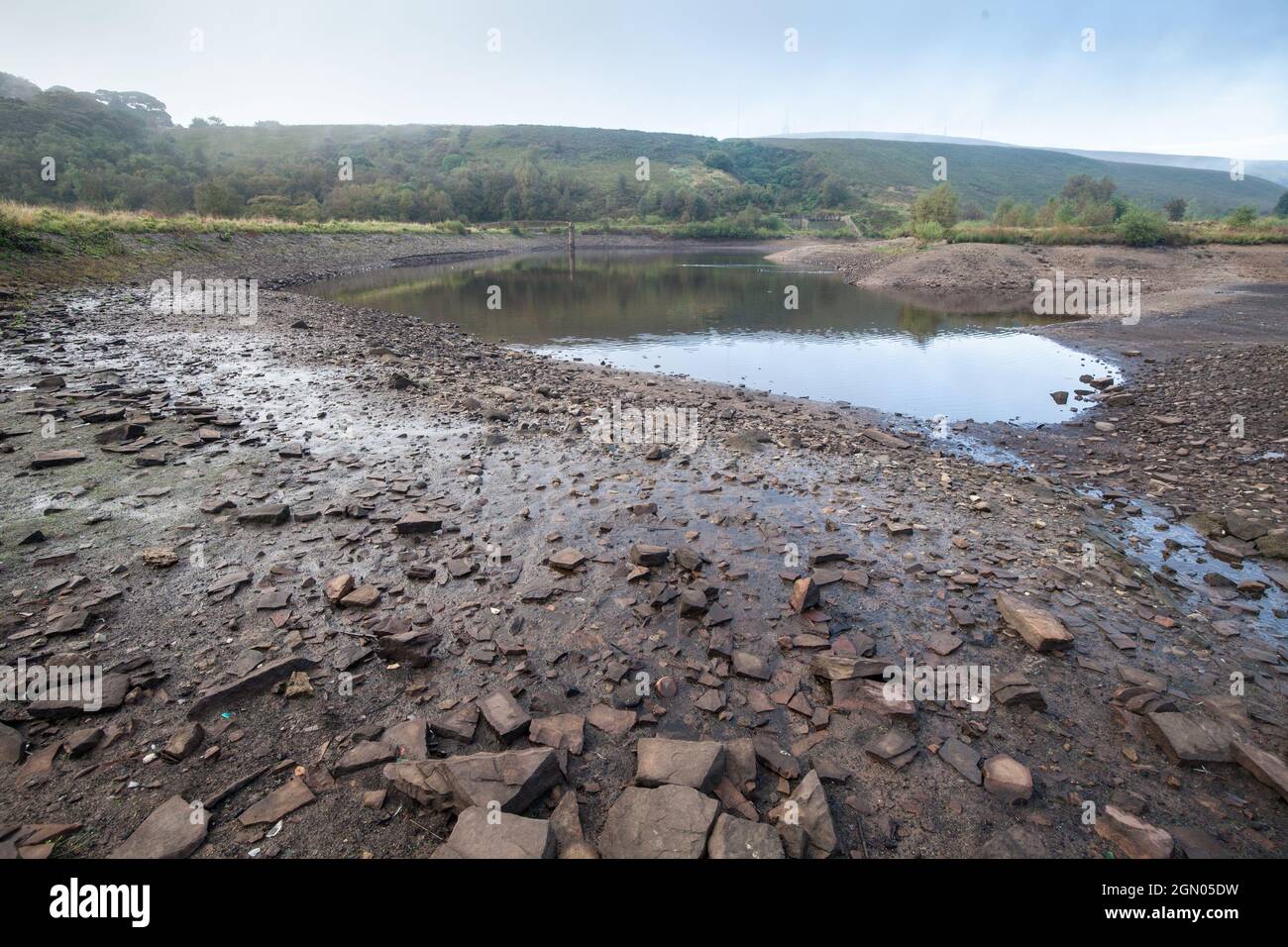27 August 2021. Junction 31 of the M6 Motorway outside Preston ...