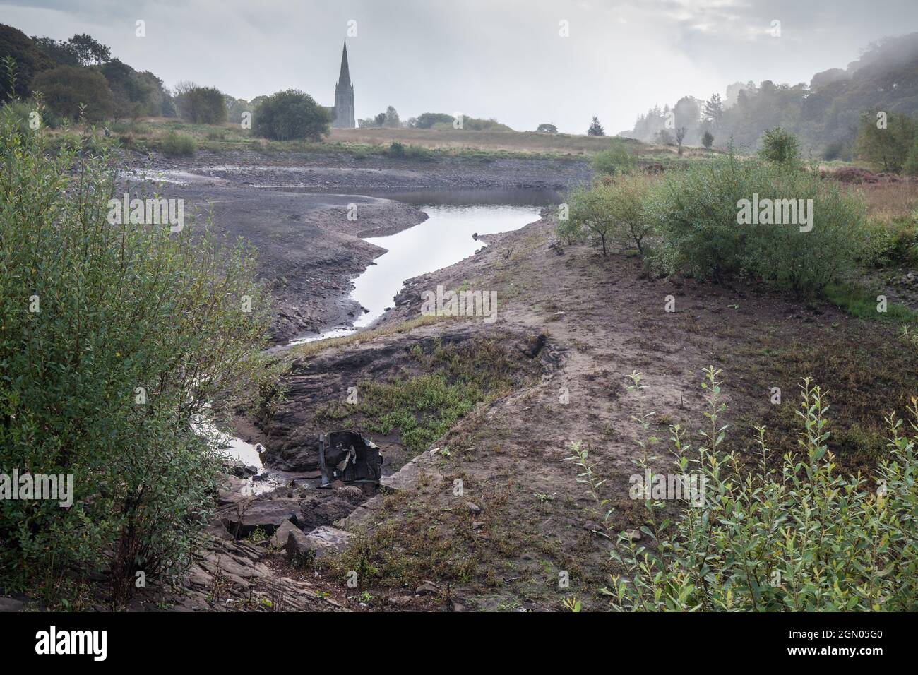 27 August 2021. Junction 31 of the M6 Motorway outside Preston ...