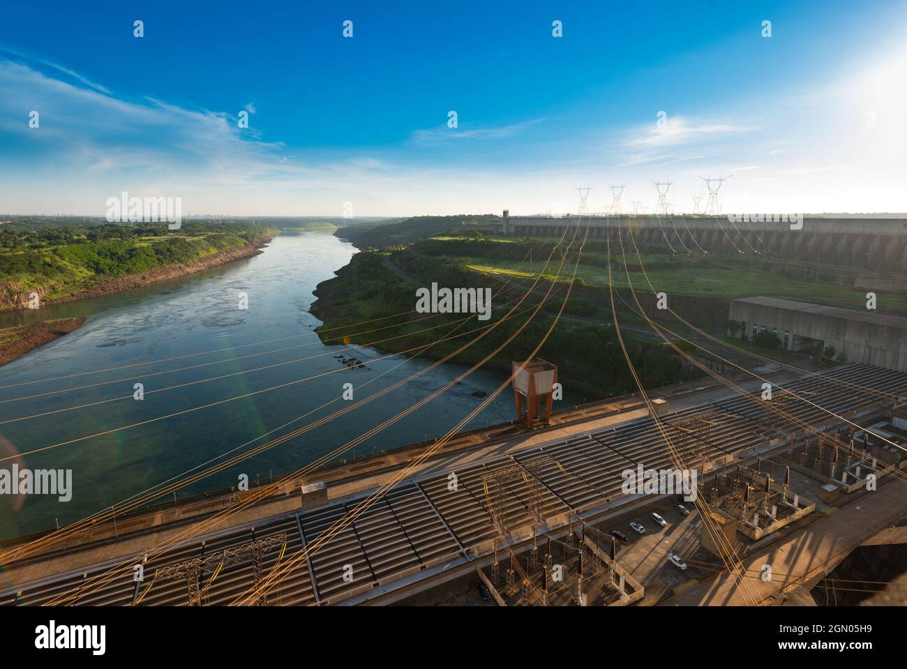 Power lines border hi-res stock photography and images - Alamy