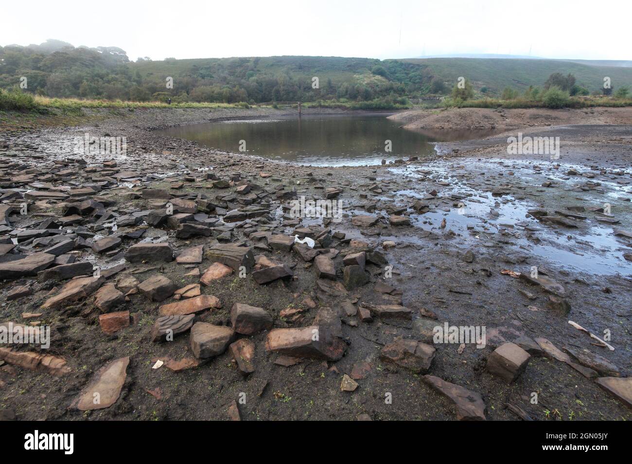 27 August 2021. Junction 31 of the M6 Motorway outside Preston ...