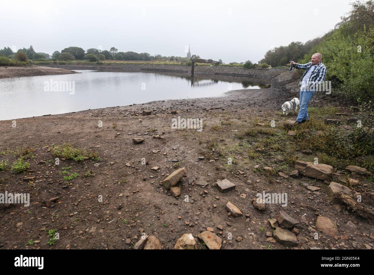 27 August 2021. Junction 31 of the M6 Motorway outside Preston ...