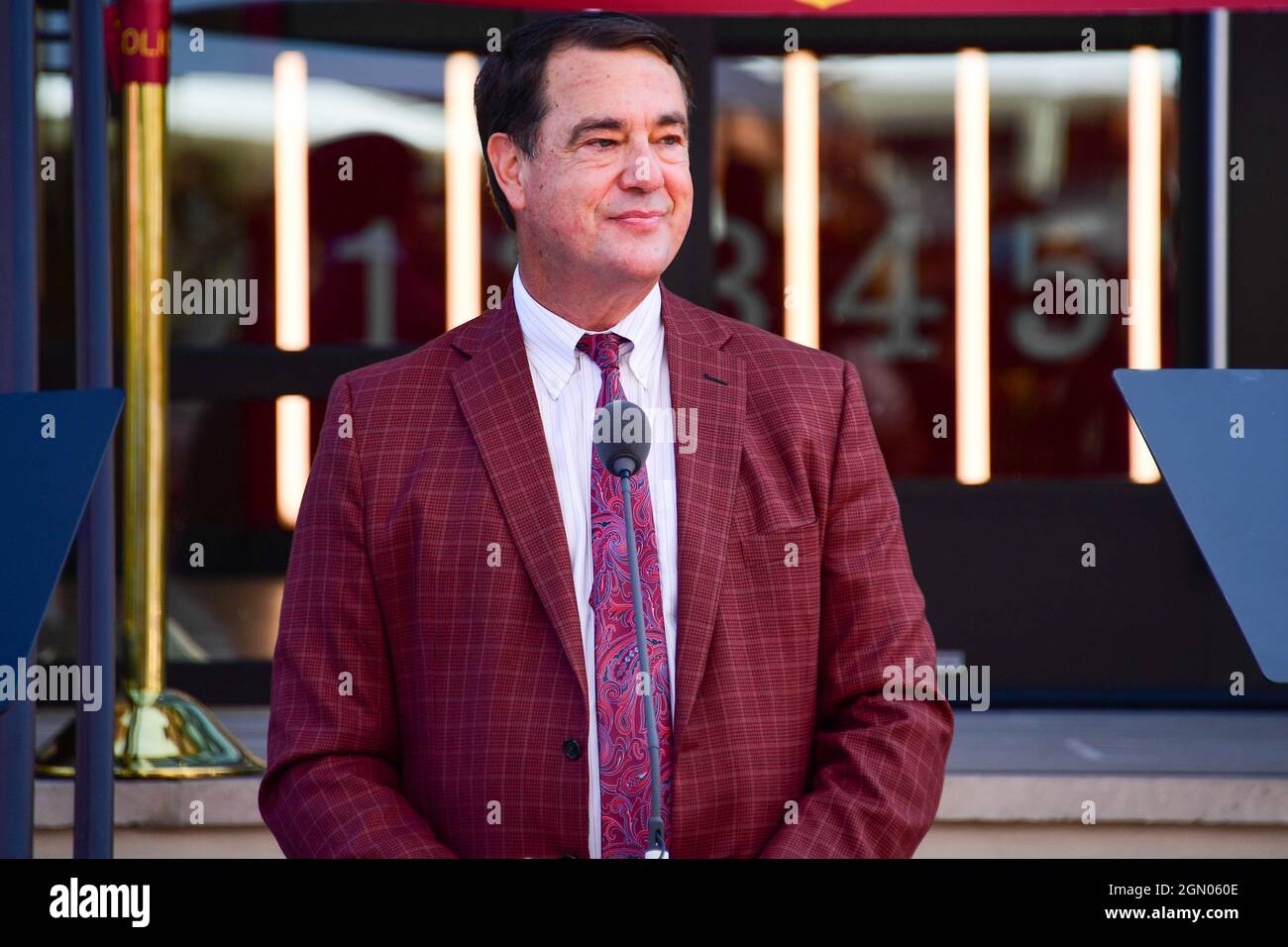 Southern California Trojans athletic director Mike Bohn during a ...