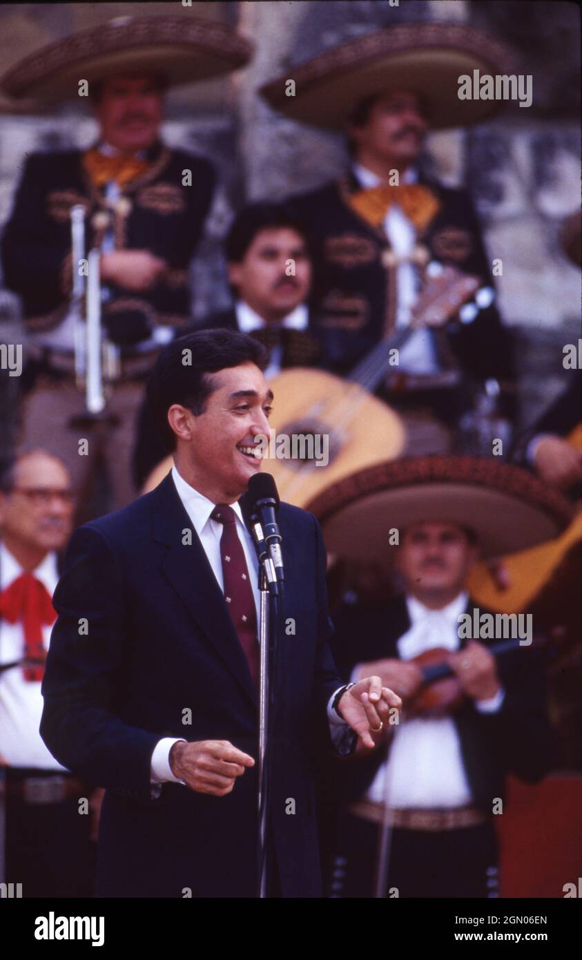 San Antonio Texas USA, 1990: Former mayor of San Antonio, Henry ...