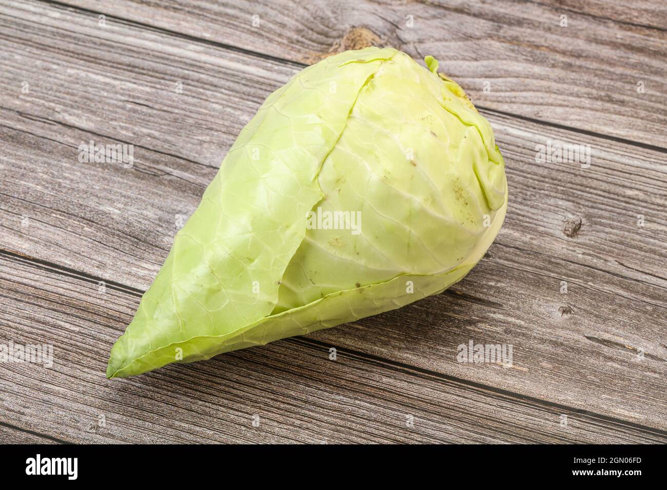 Cone cabbage for dietary and vegan cuisine Stock Photo - Alamy