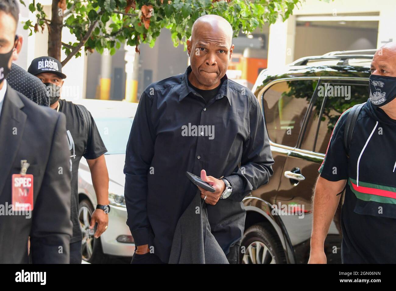 Radio personality Big Boy during a Hollywood Walk of Fame ceremony for ...