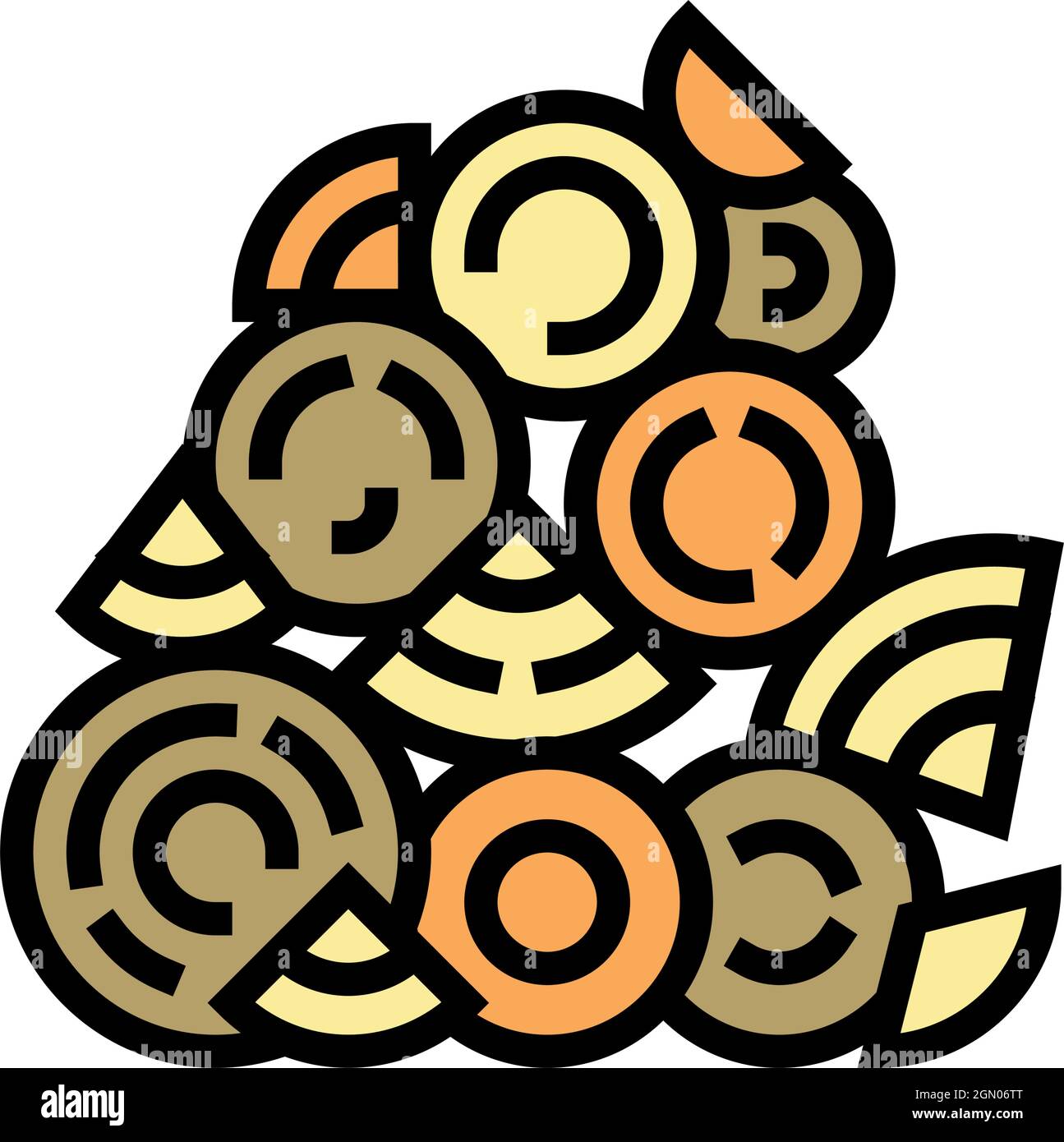 fuel wood color icon vector illustration Stock Vector Image & Art - Alamy