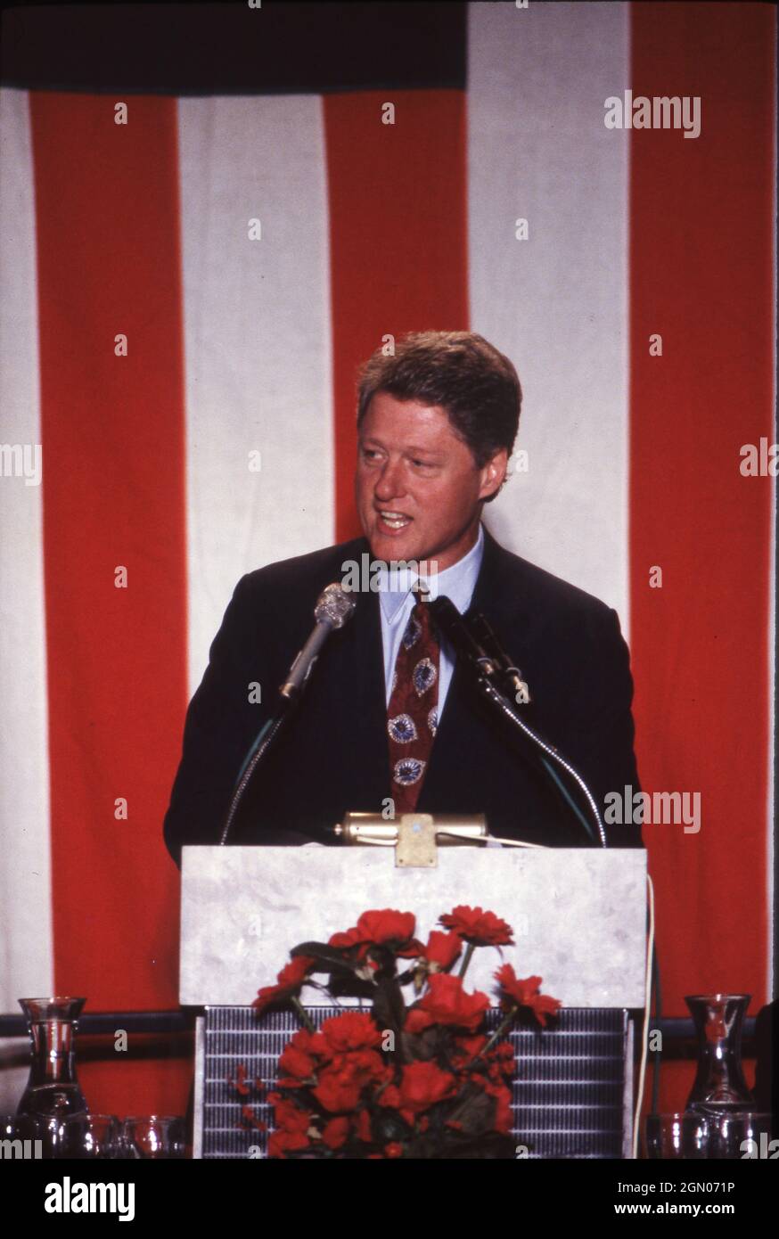 ©1991 Democratic presidential candidate BILL CLINTON visits San Antonio ...