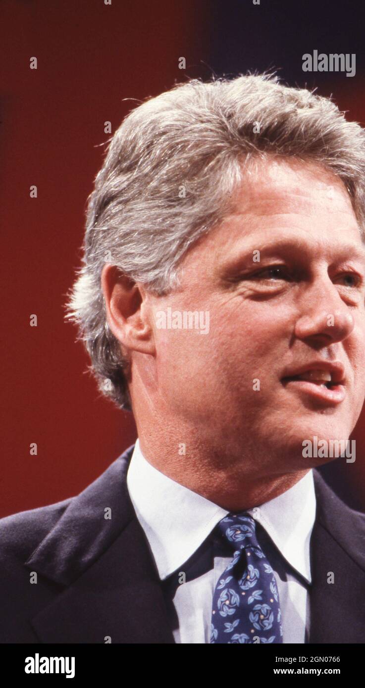 San Antonio Texas USA, 1992: Democratic presidential primary candidate ...