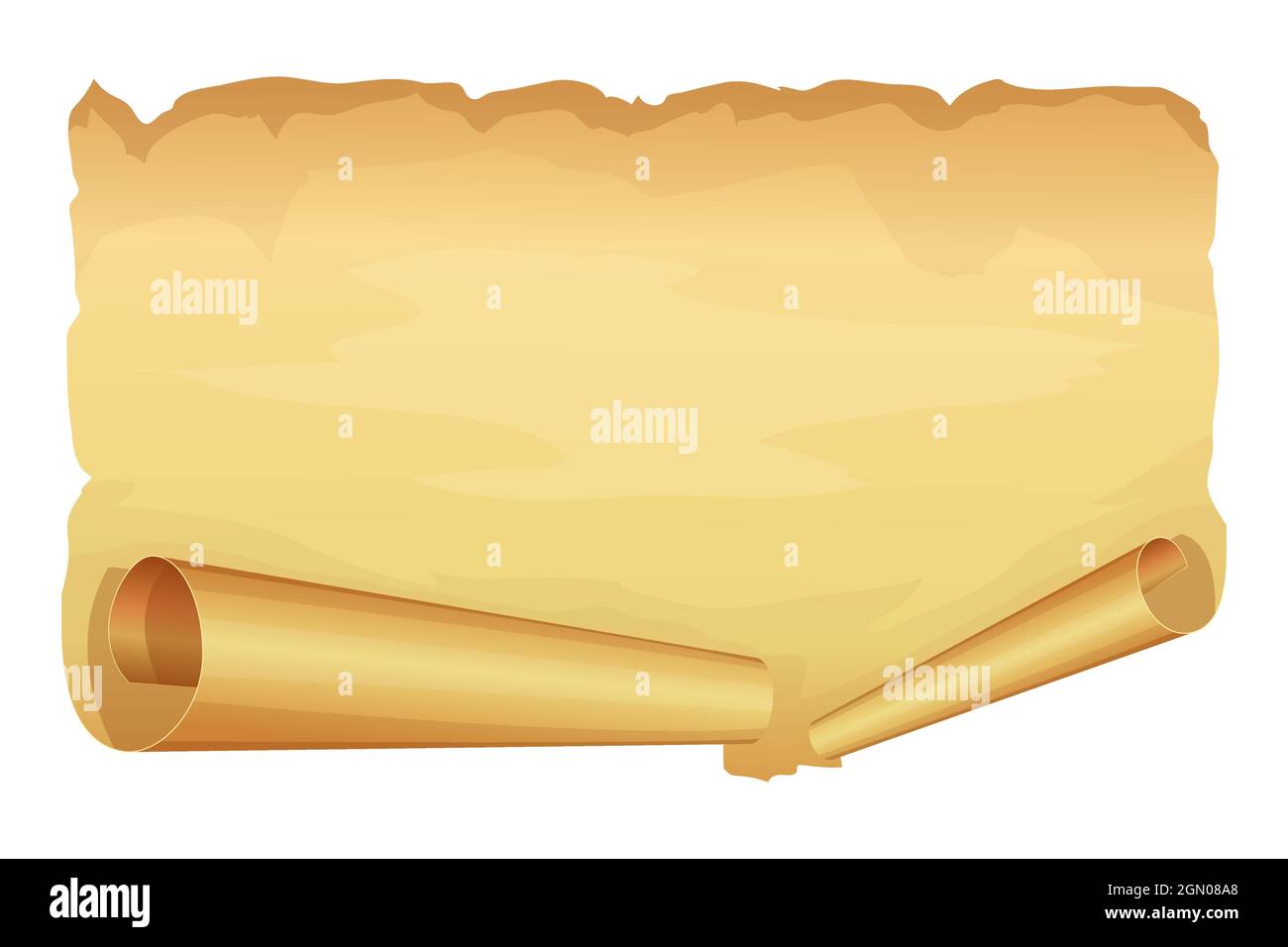 Big golden scroll parchment hi-res stock photography and images - Alamy