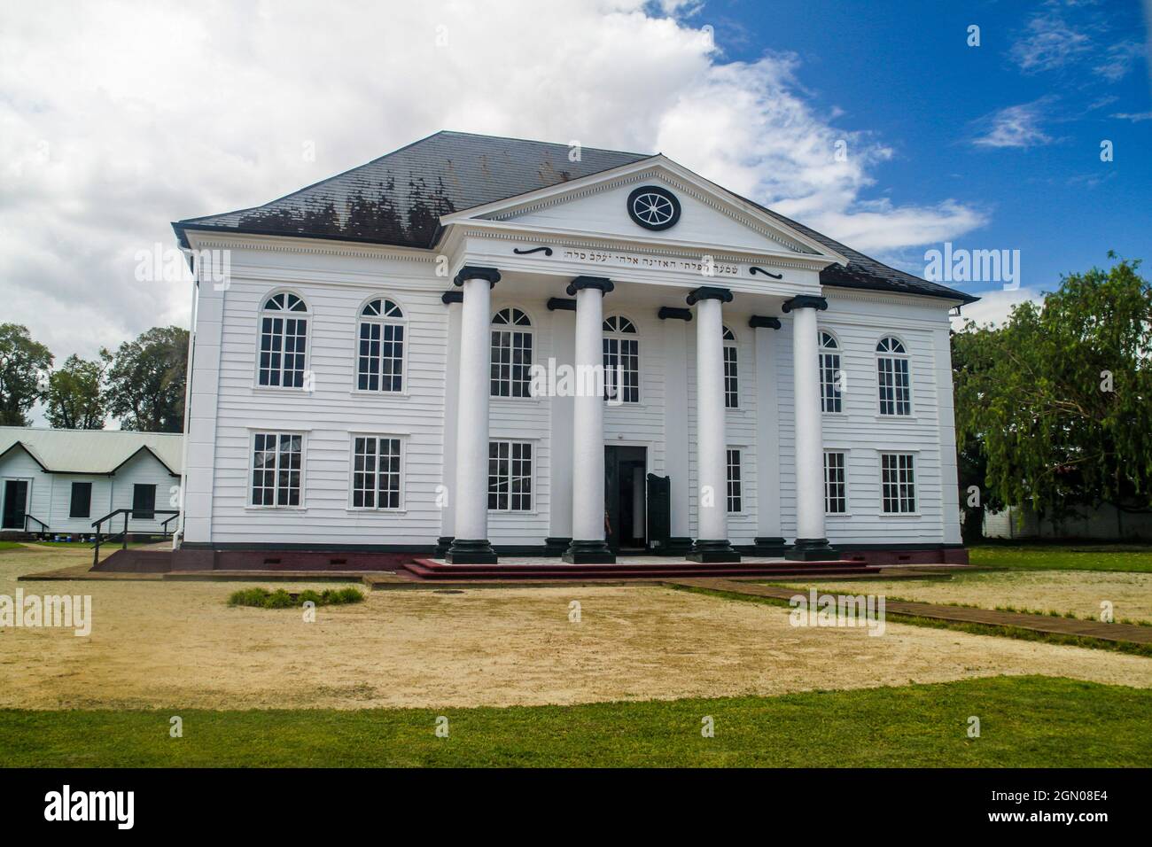 Neveh Shalom Synagogue in Paramaribo, capital of Suriname Stock Photo ...