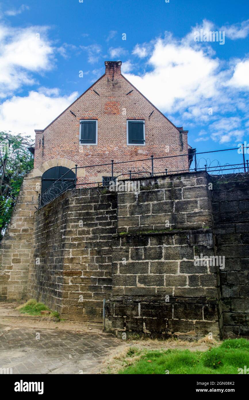 Fort Zeelandia fortress in Paramaribo, capital of Suriname Stock Photo ...